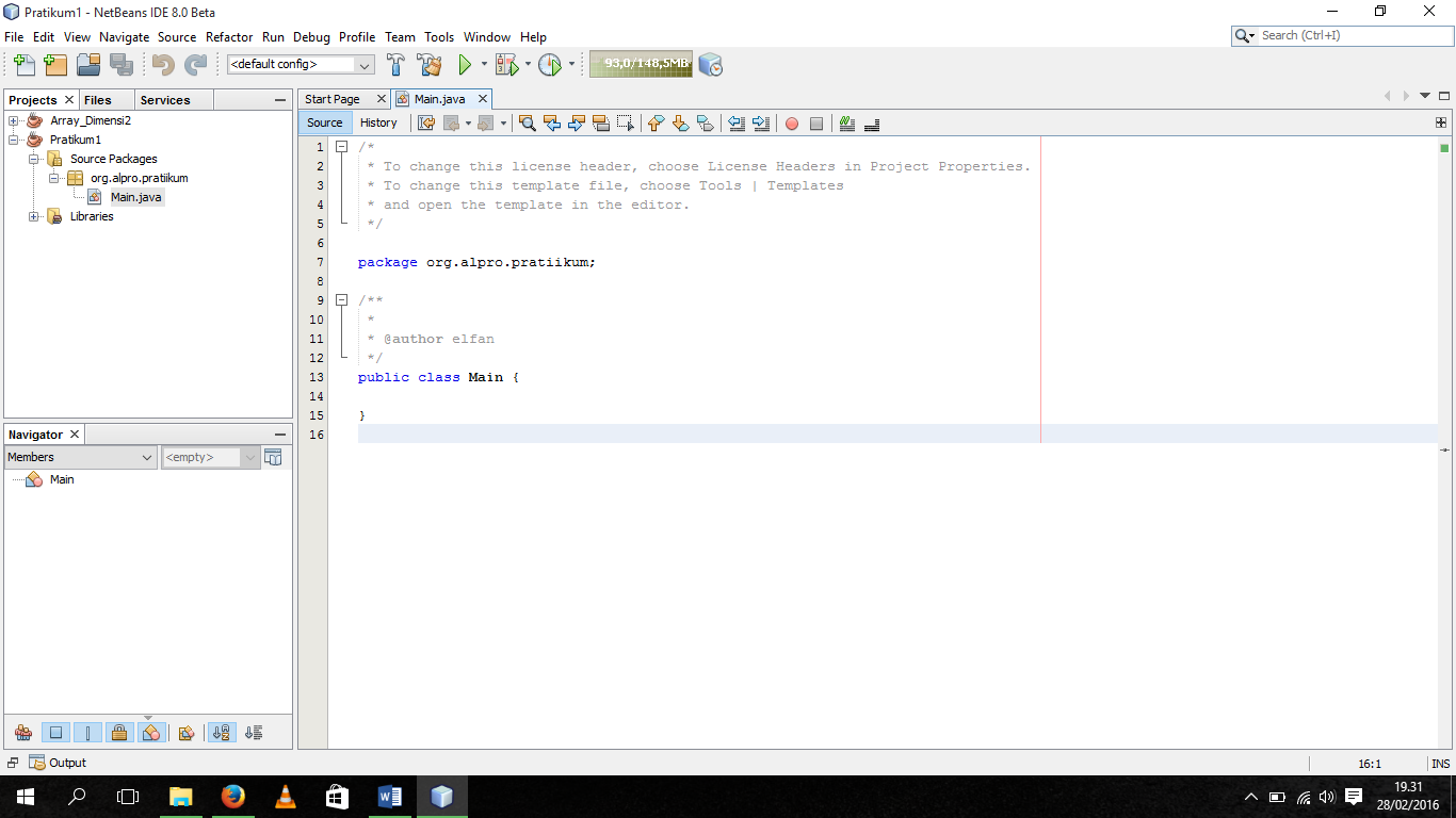 Pencarian Array Dengan Teknik Seuential Search Pada Java Netbeans - Informasi Perkuliahan Terupdate