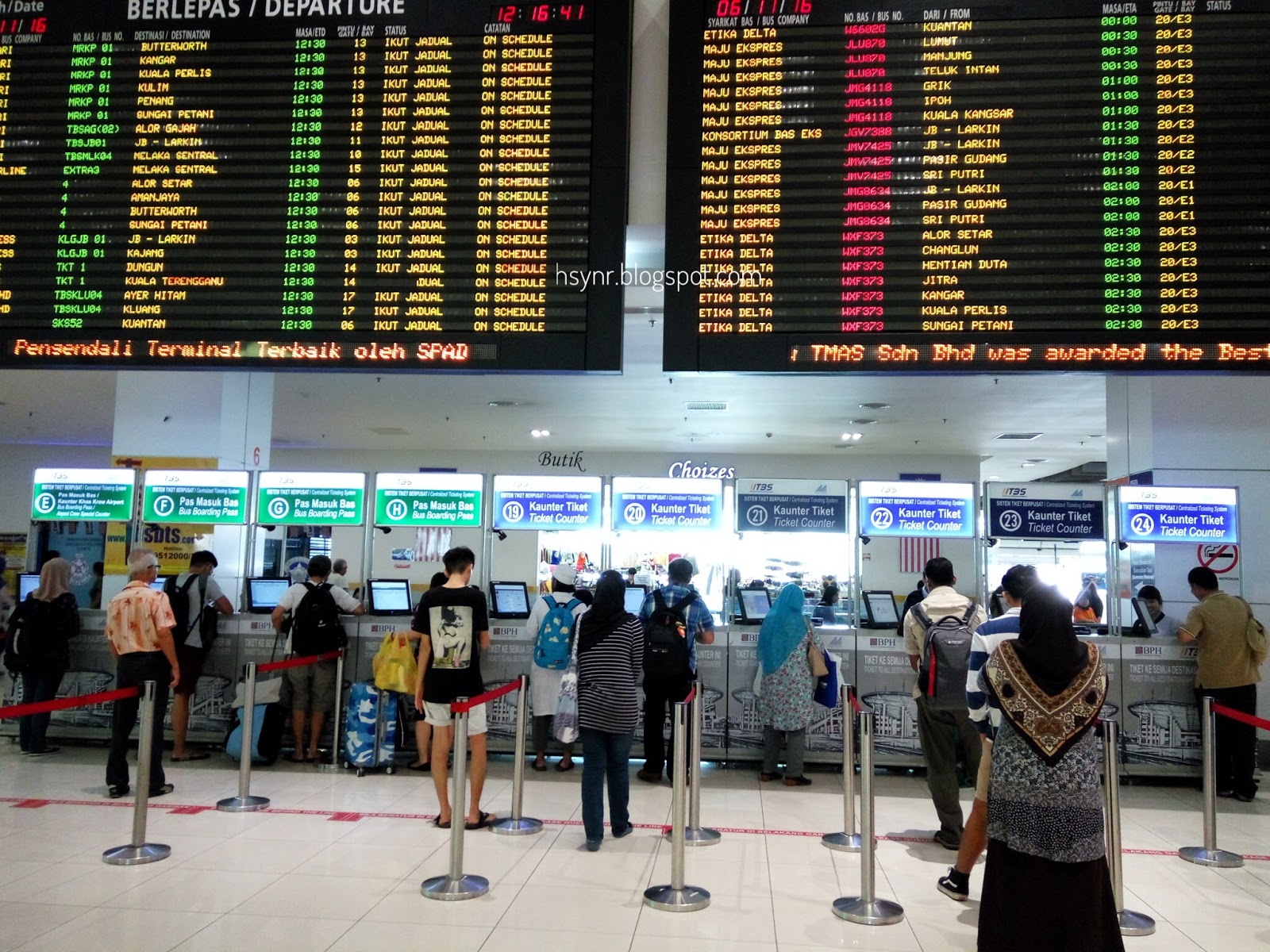 hsynr: Naik Bis dari Kuala Lumpur ke Melaka