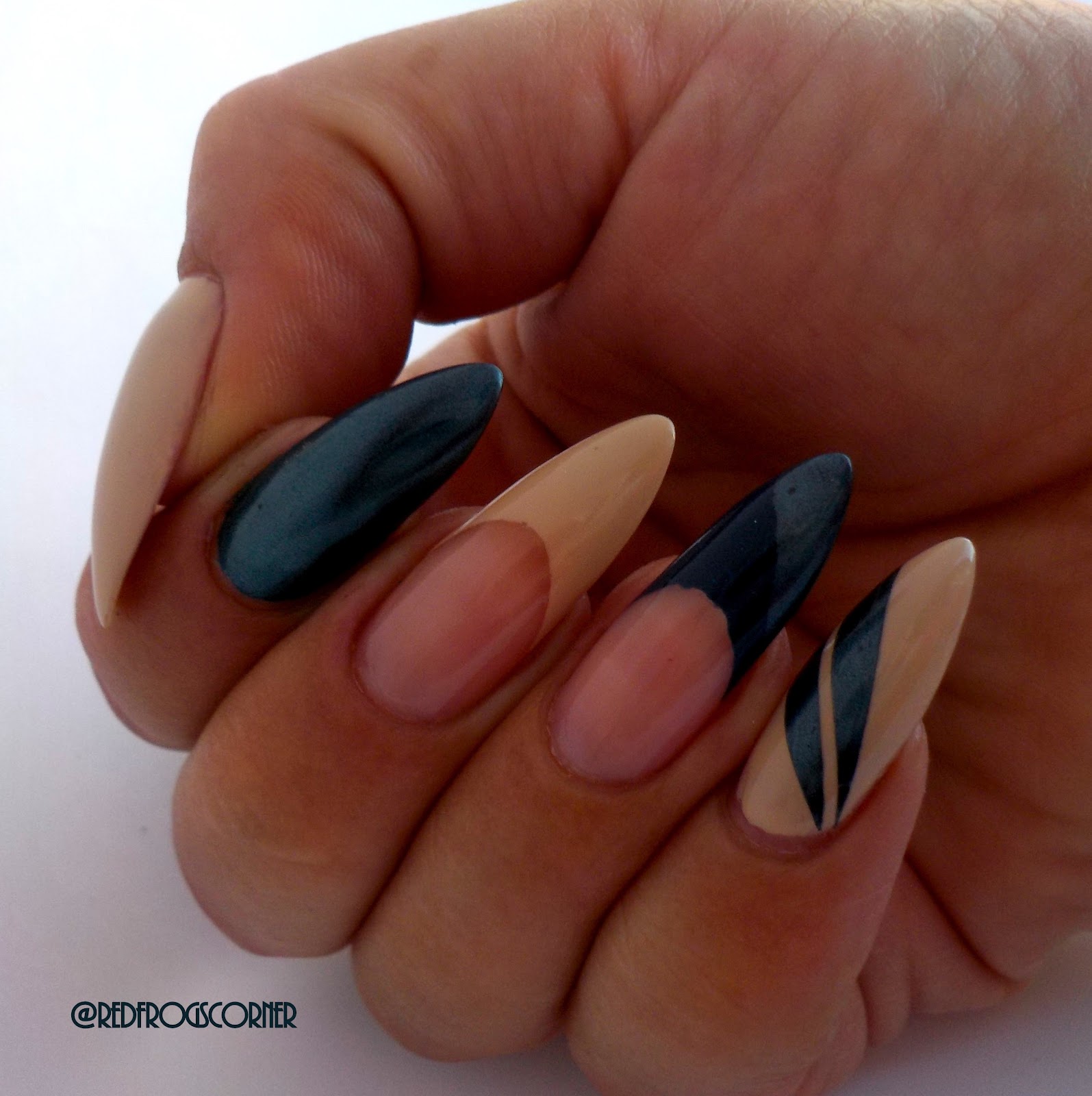 Red polish or bad polish?: Magnetic mix with Golden rose