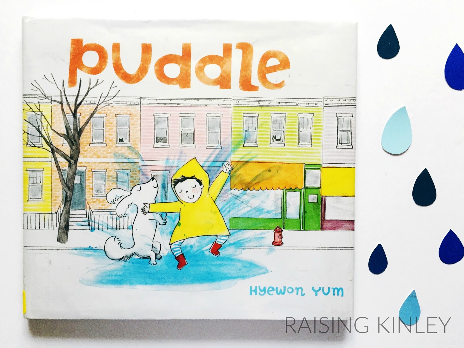 SPLISHY-SPLASHY PUDDLE PAINTING | Raising Kinley