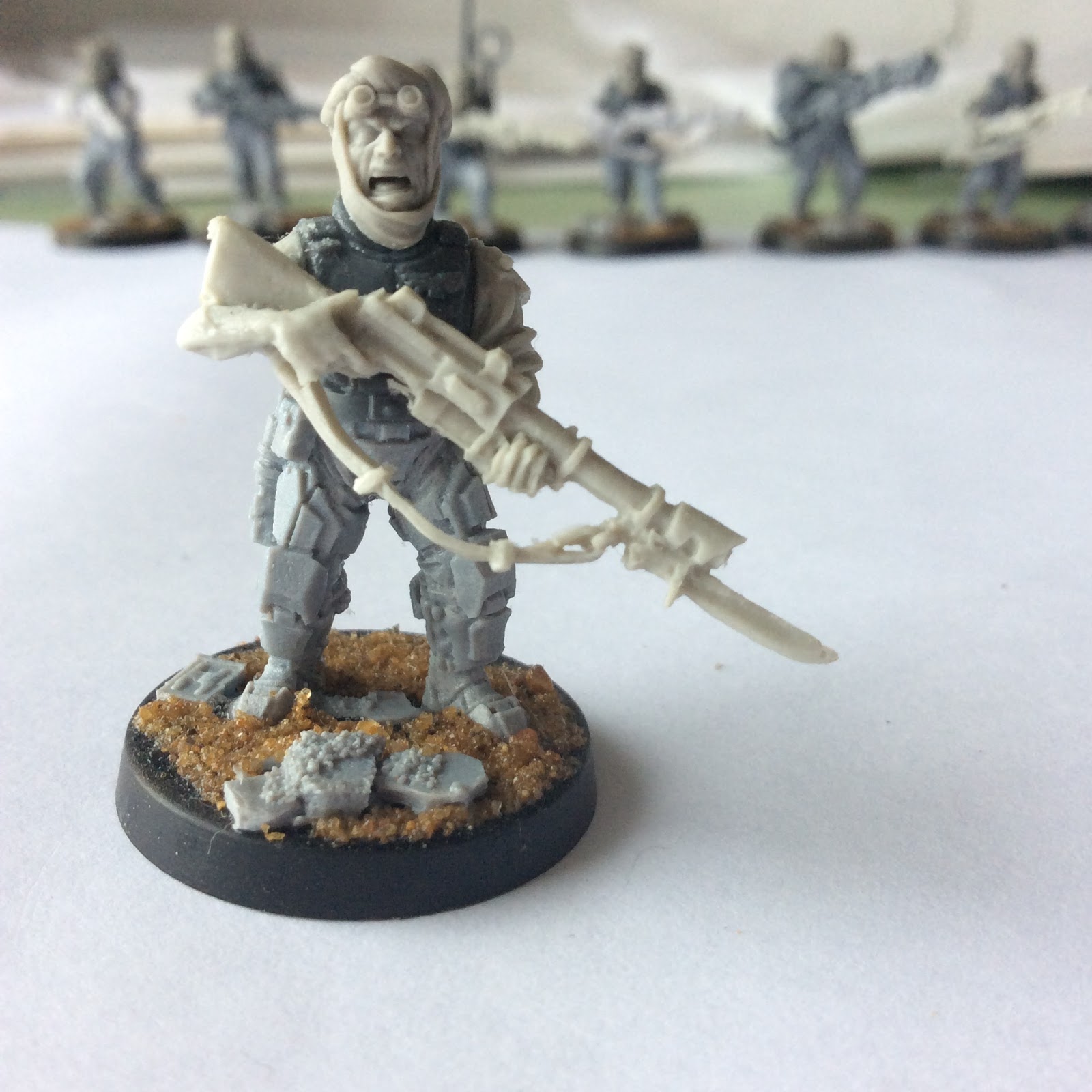 Little Death Miniatures: Imperial Guard Tallarn Desert Raider Veterans