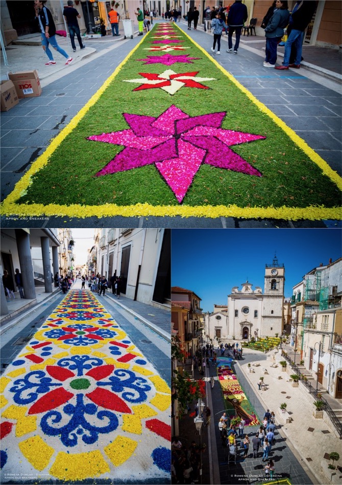Infiorata Festival in Candela (Puglia), Italy