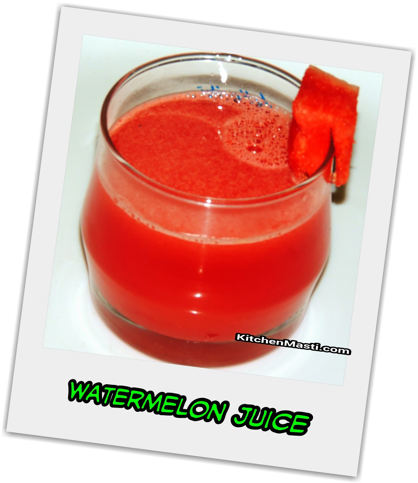 Watermelon Juice Recipe | Vegetarian Recipes