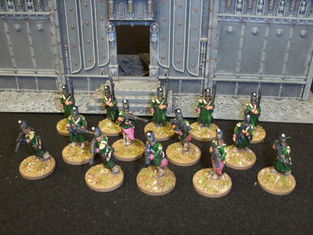 Adventures In Miniature Gaming: Painted Renegade Imperial Guard Conscripts