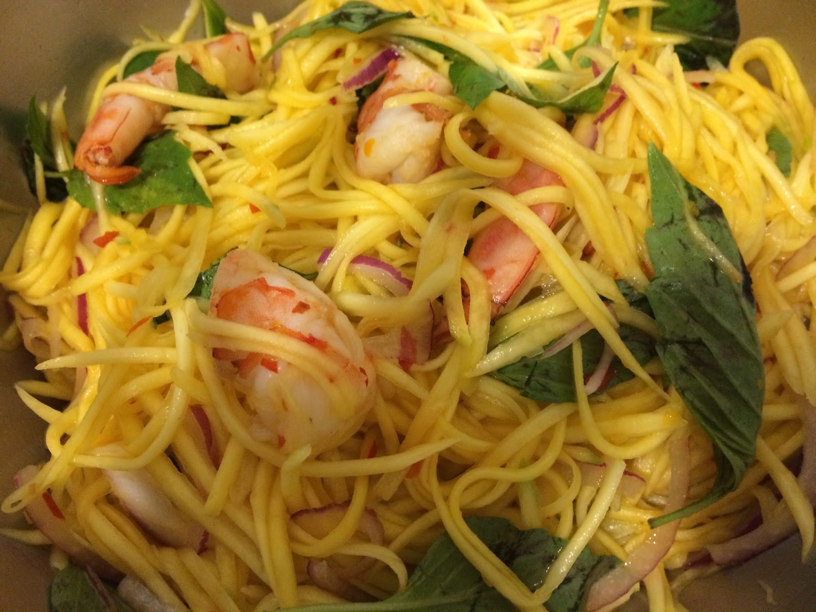 Snippets from a Khmer Soul: Khmer Mango Salad