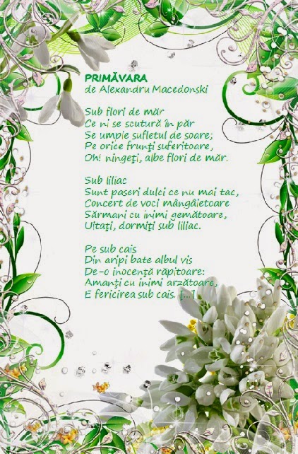 ROMÂNIA APĂRĂ-ŢI SUFLETUL!: PRIMĂVARA