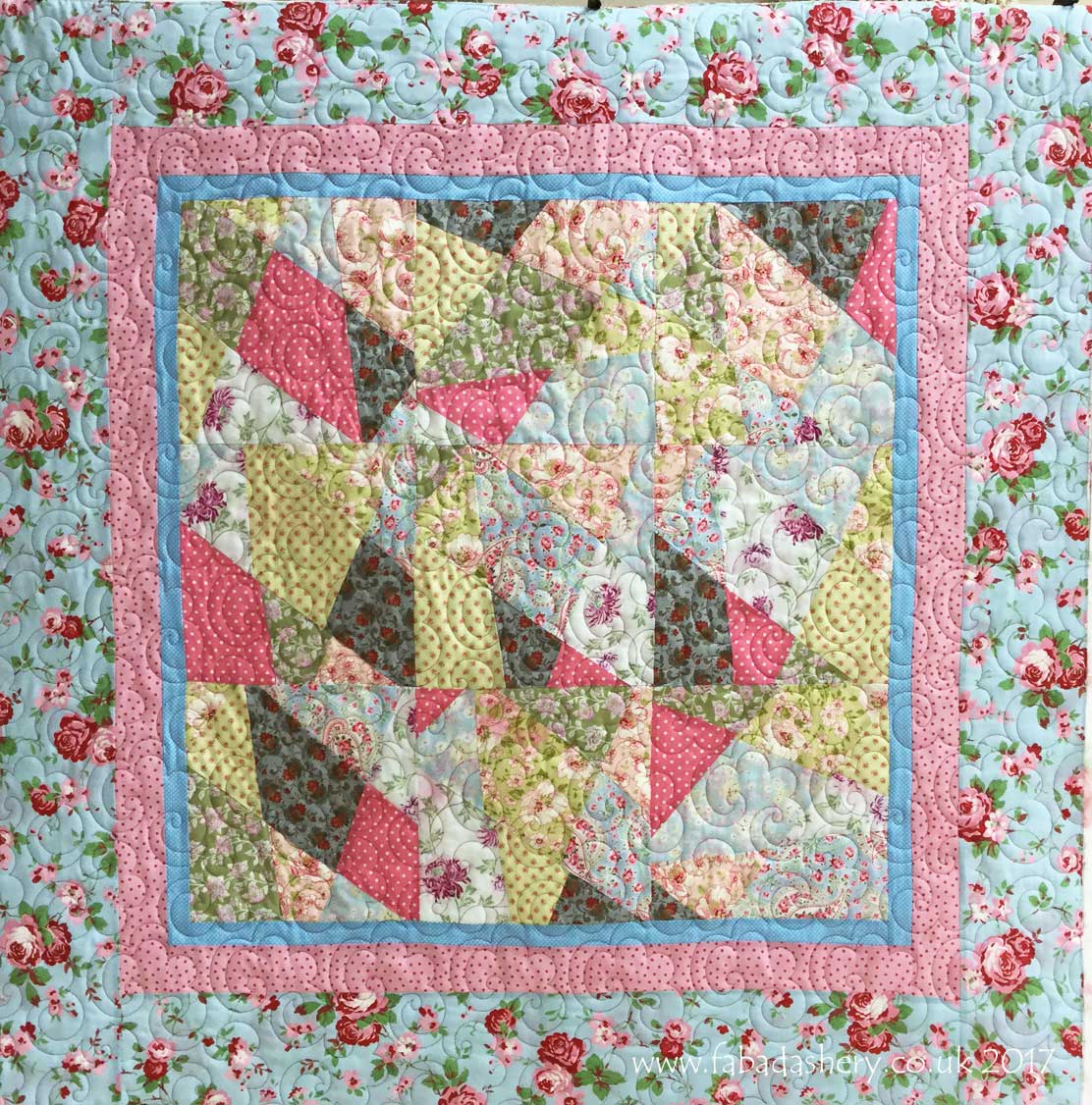 Fabadashery Longarm Quilting: Pat's Stack and Whack Quilt