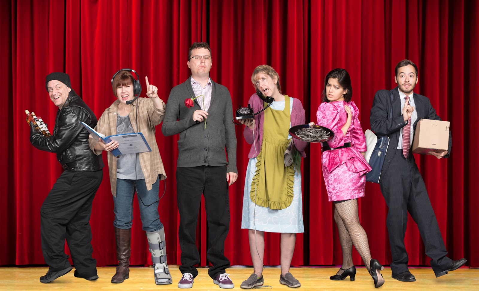 PHX Stages: promo photos - NOISES OFF - Theater Works