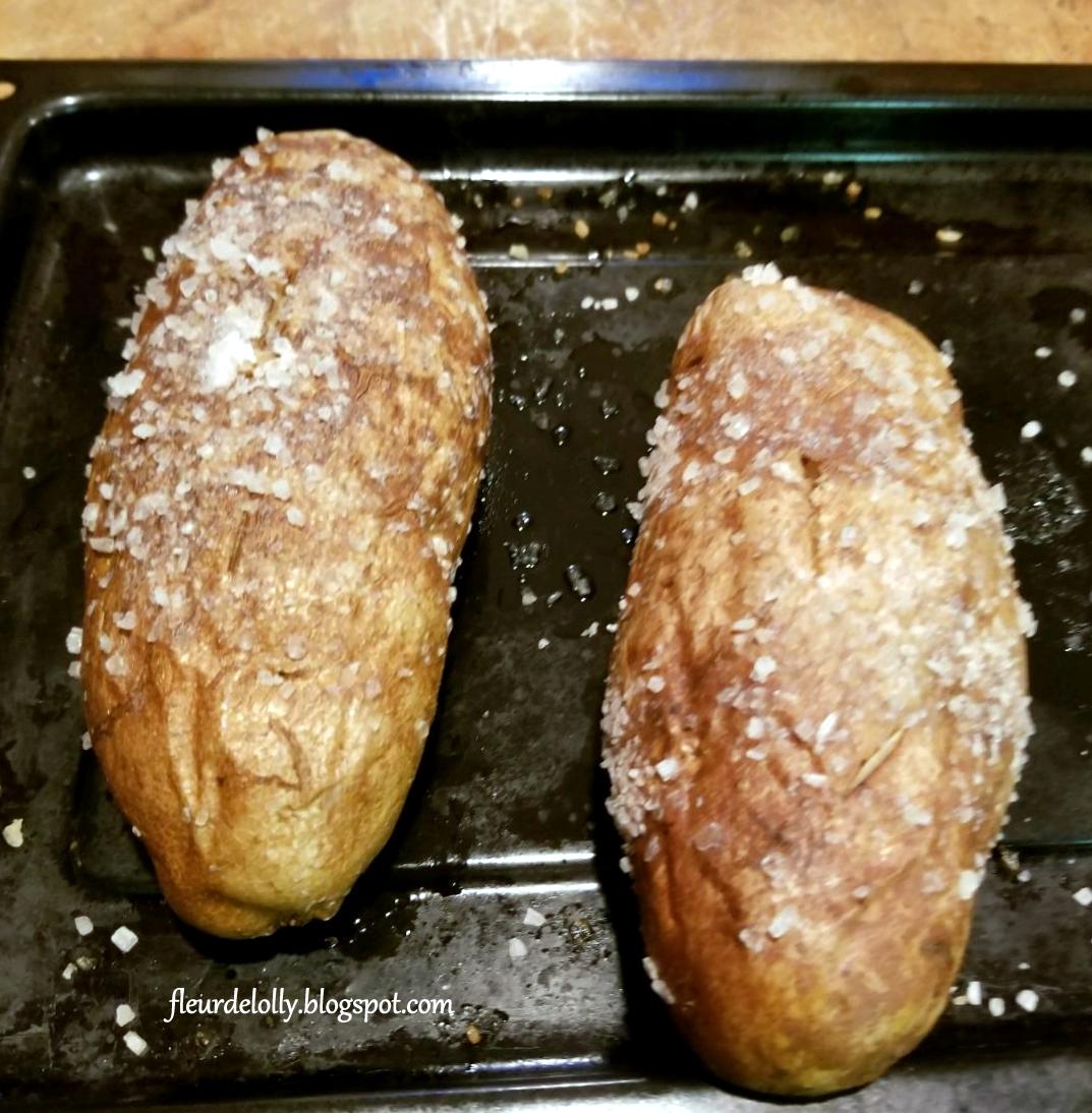 Fleur de Lolly: Twice Baked Potatoes with Creole Seasoned Shrimp