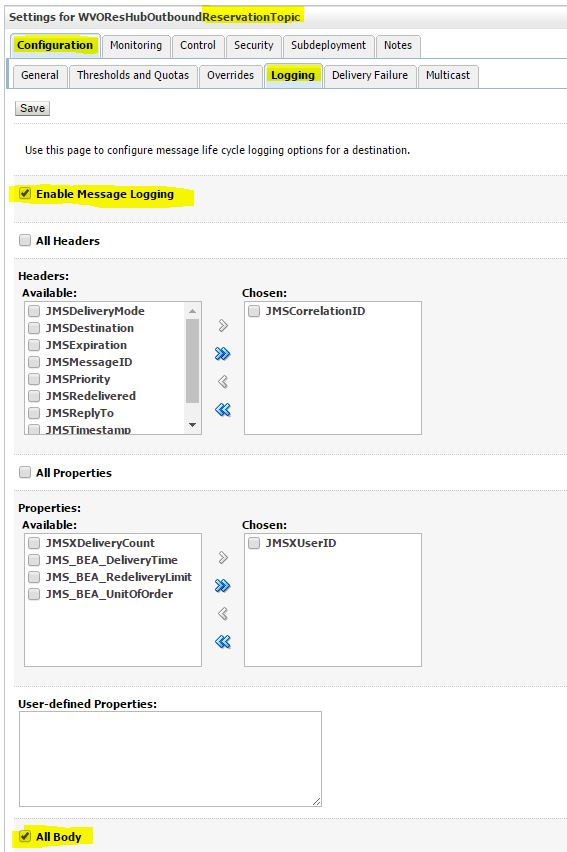 Soa Osb Bpm Adf Krishnan Blog Enabling Jms Server Logs In Weblogic Server