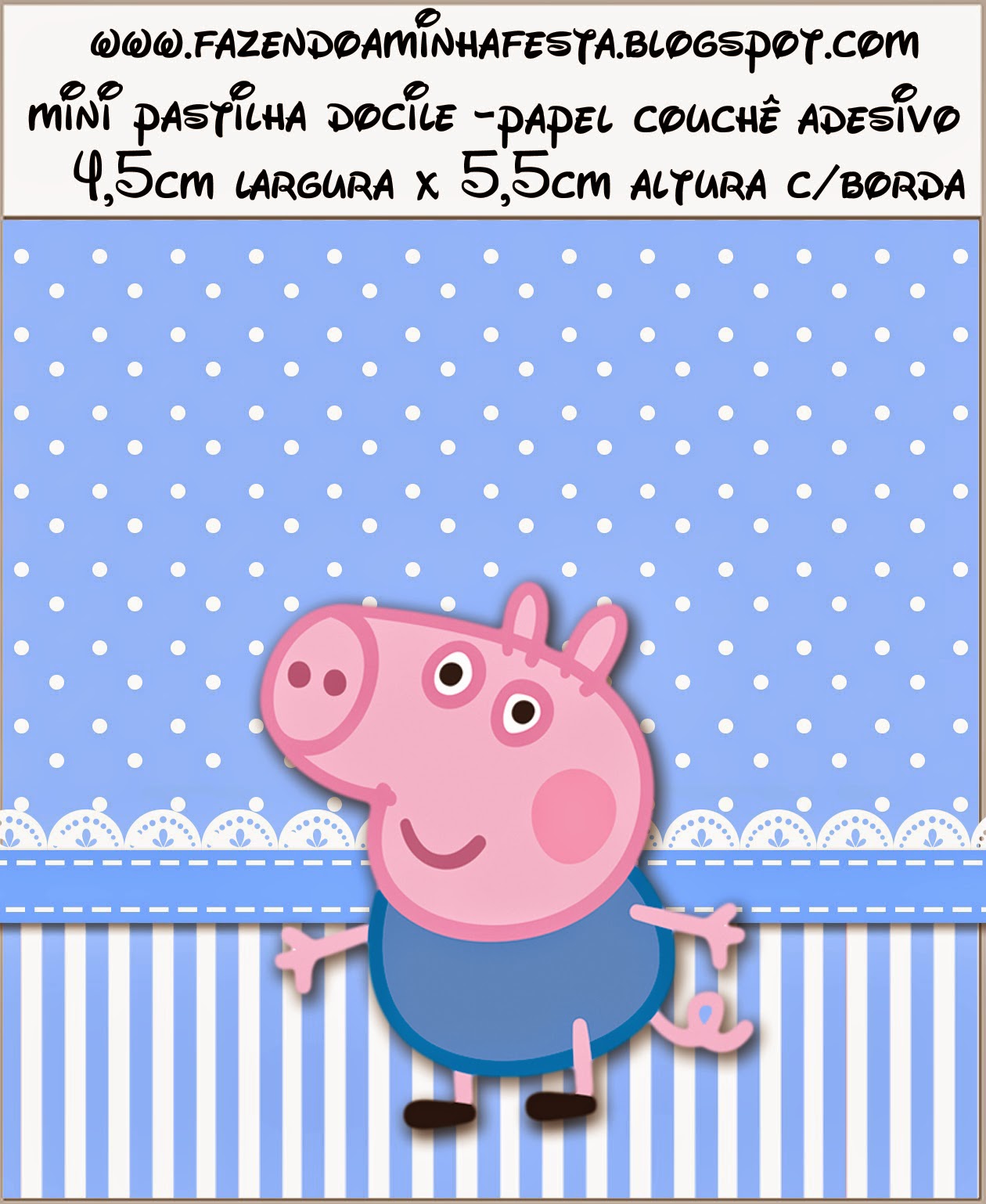 George Pig: Etiquetas para Candy Bar para Imprimir Gratis. - Ideas y ...