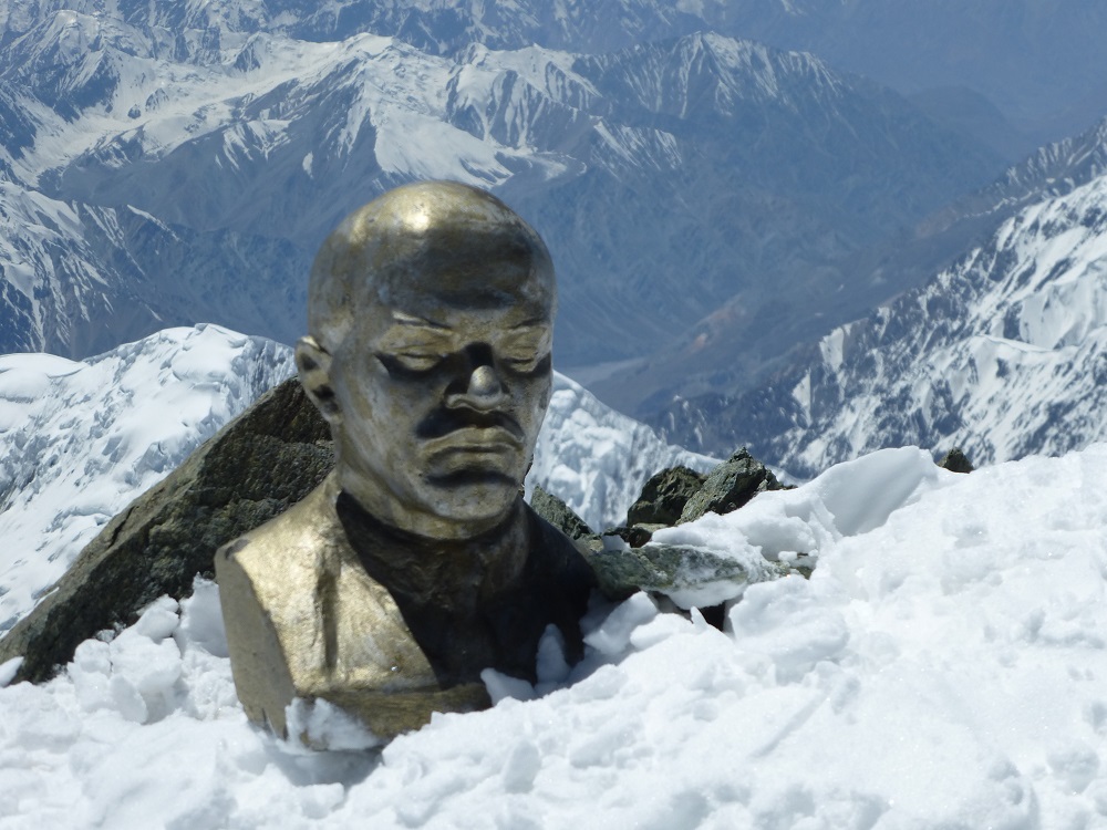 A Baroque Lenin: Lenin Peak (the highest Lenin bust in the world, in ...