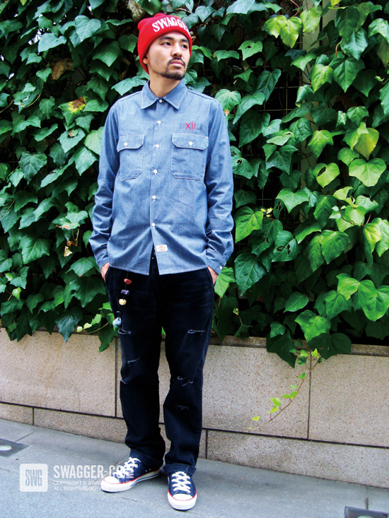 Wear Different Swagger X Dickies Chambray Work Shirt
