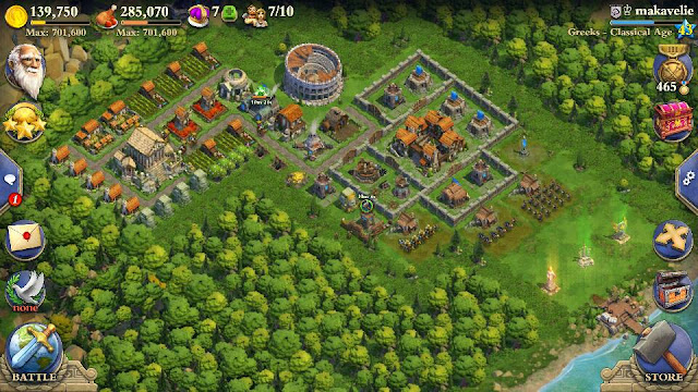 Few more base Layout ideas for your Classical Age - DomiNations Guides