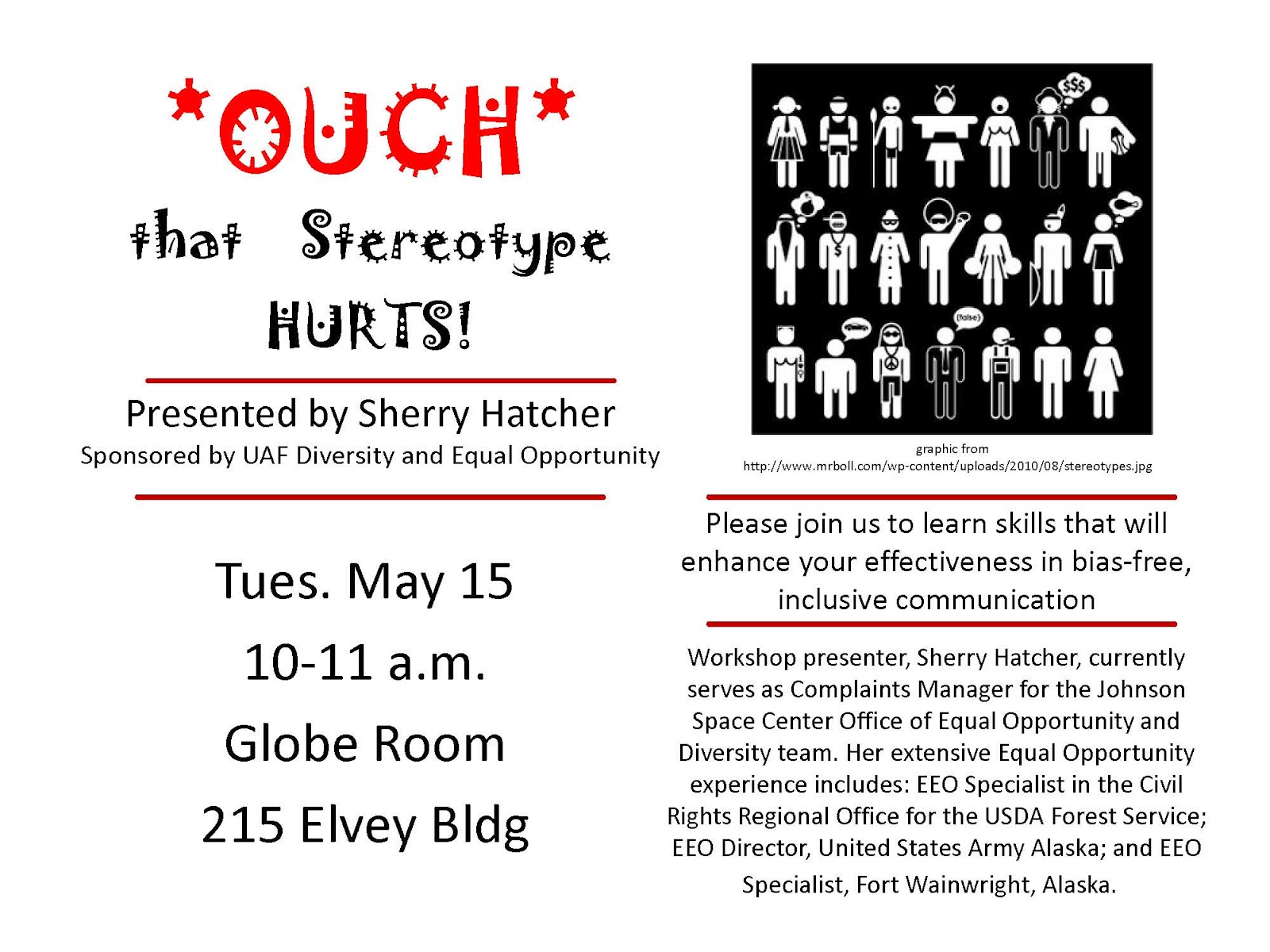 What's Happening: Ouch, that stereotype hurts