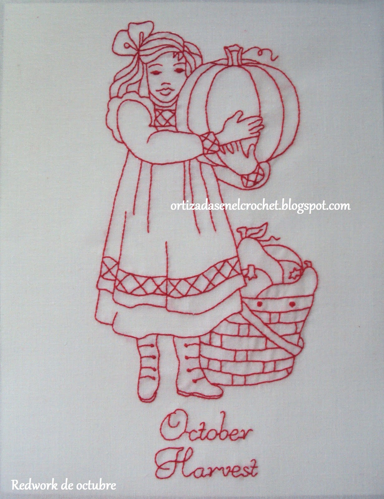 REDWORK DE OCTUBRE | Ortizadas en el crochet