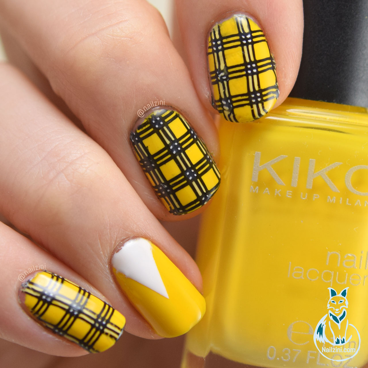 Clueless plaid Nail Art -- Born Pretty Review -- | Nailzini: A Nail Art ...