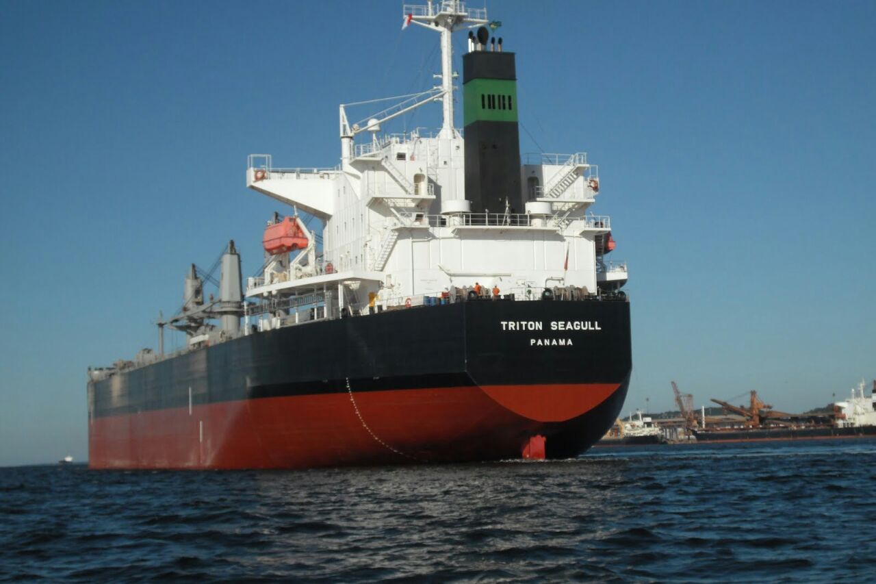 Santos Shiplovers: M/V Triton Seagull / 3EMN - Em manobras