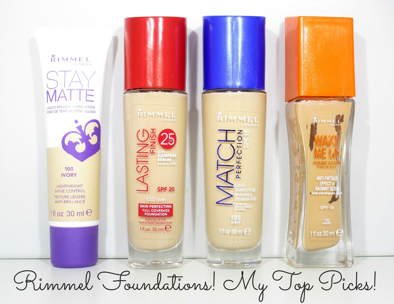 Rimmel Foundation Shades