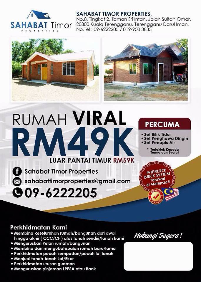 Berita TV Malaysia: Rumah mampu milik ibs interlocking brick system