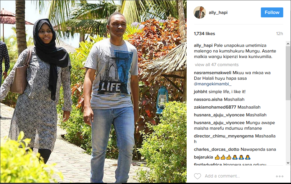 “Pale unapokua umetimiza malengo na kumshukuru Mungu. Asante malkia ...