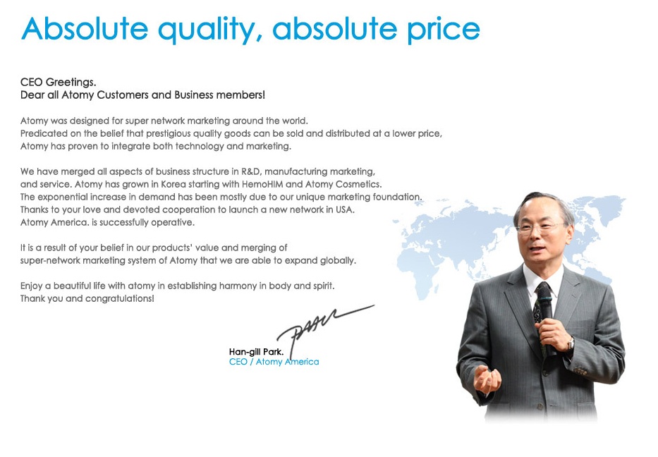 Atomy Malaysia: Why ATOMY?