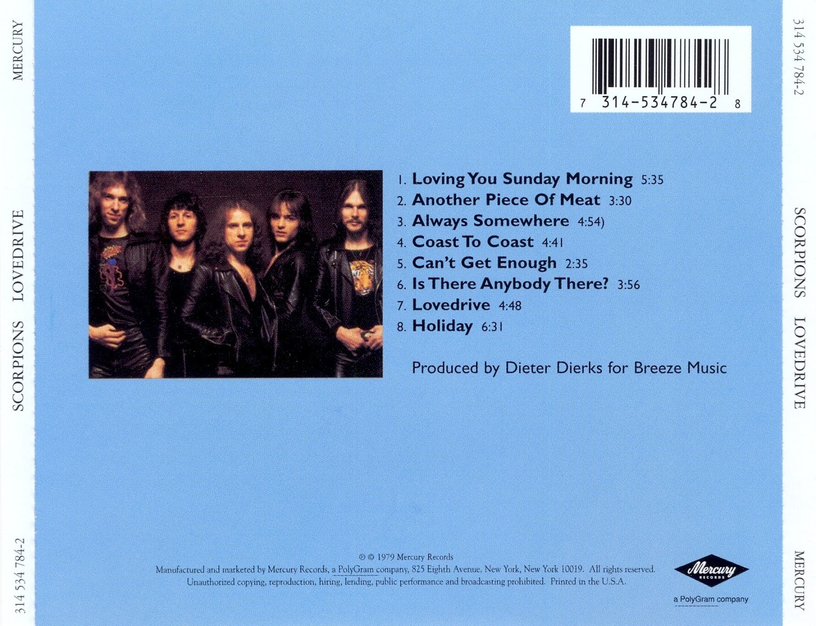 1979 Lovedrive - Scorpions - Rockronología