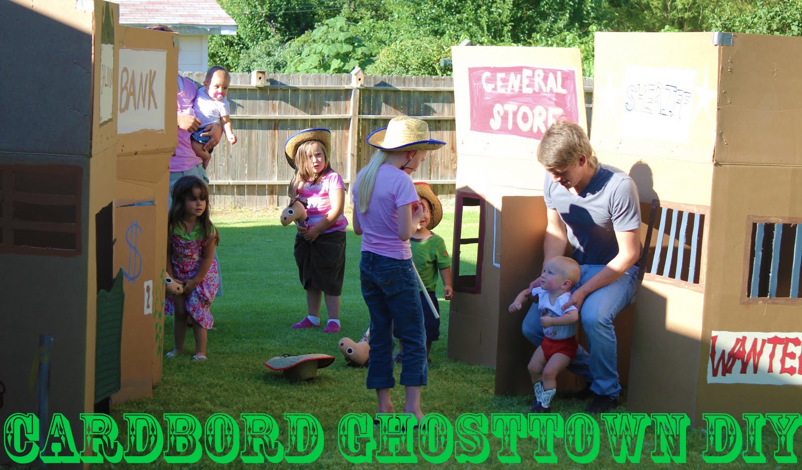 First Aid Liz. Blog: Cardboard Ghost Town DIY