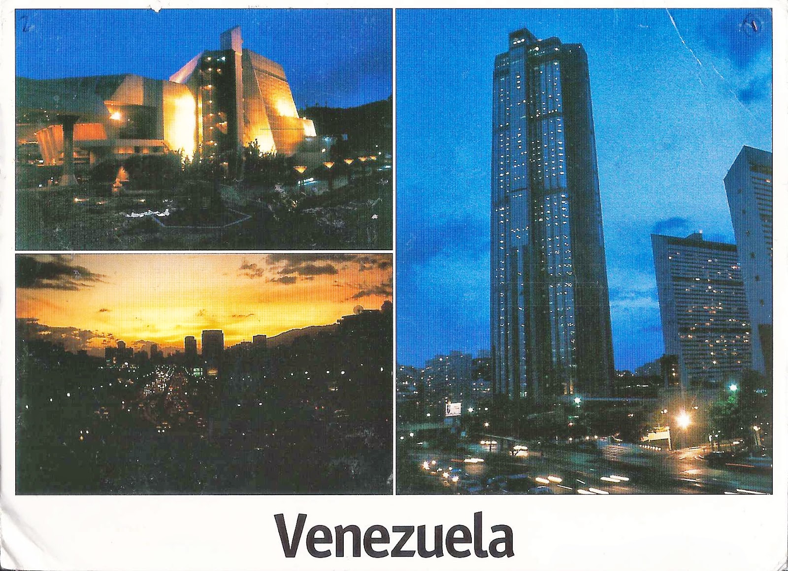 A Journey of Postcards: Caracas, capital of Venezuela