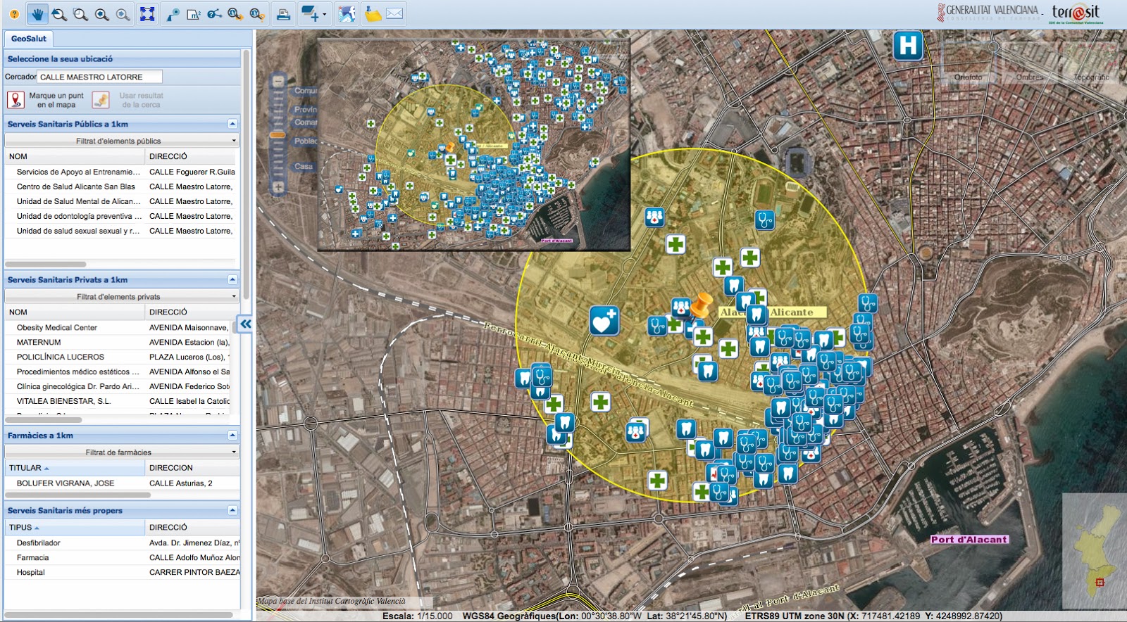 Las sesiones de San Blas: San Blas: Geolocalizado