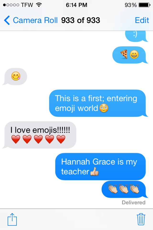 Barry's blog of firsts: Day 158- An Emogi First