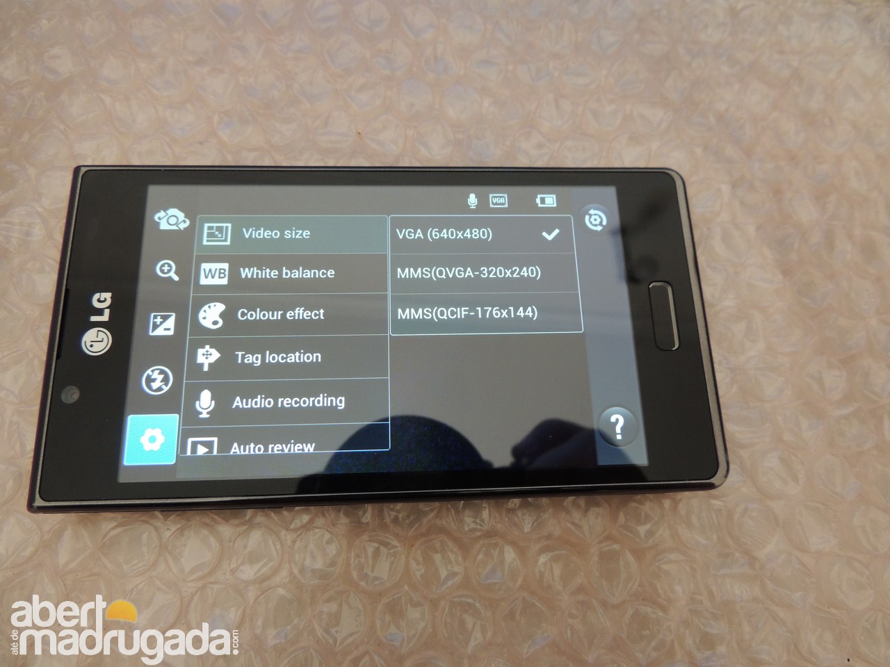 Análise LG Maximo L7 P700 | Aberto até de Madrugada