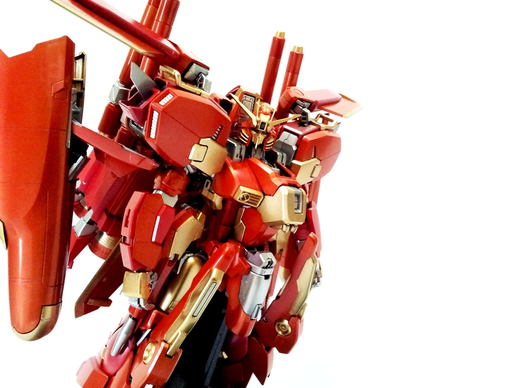 GUNDAM GUY: MG 1/100 EX-S Gundam [Red Army] - Painted Build