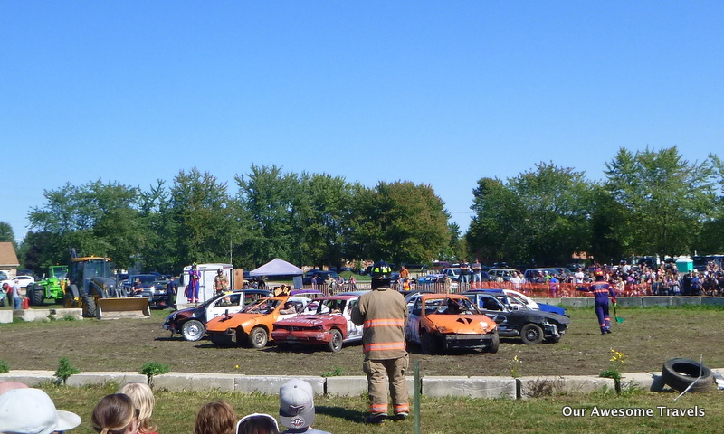 Our Awesome Travels: Forest Fall fair and Demolition Derby yesterday ...