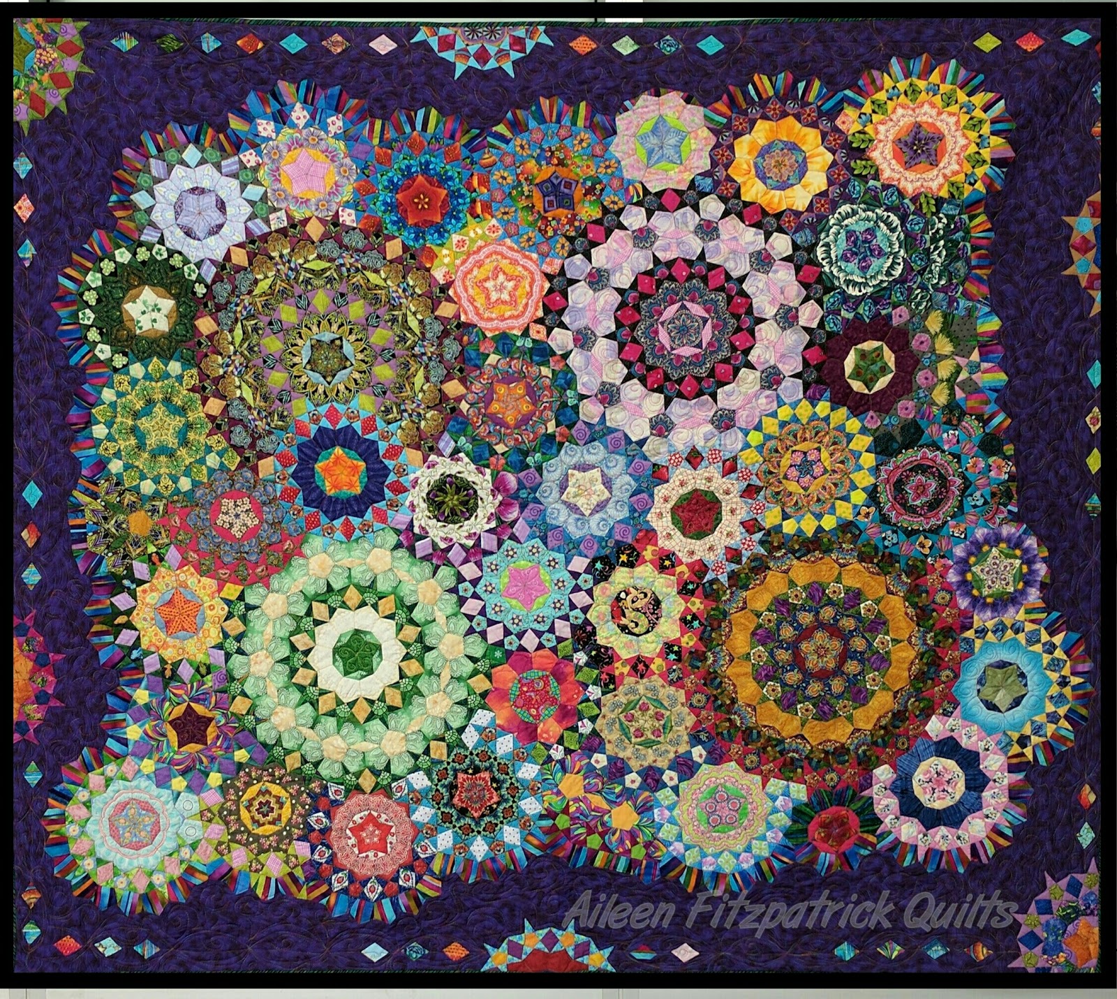 Aileen Fitzpatrick Quilts: My Fancy Pants Scrap Quilt (La Passacaglia)