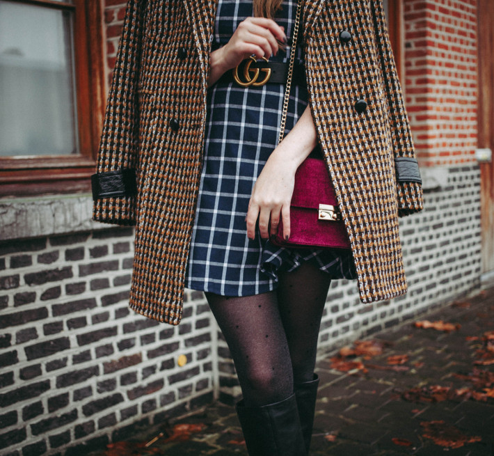 Outfit: printmixing with checks on checks - THE STYLING DUTCHMAN.