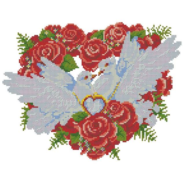 Muestras de punto de cruz para boda - Imagui