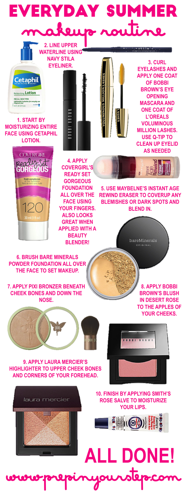 Prep In Your Step: Everyday Summer Makeup Routine