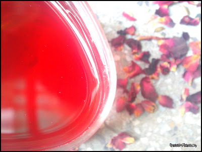 Sweet 'n' Savoury: Gulab (Rose) Sherbat and Winners of our Giveaway