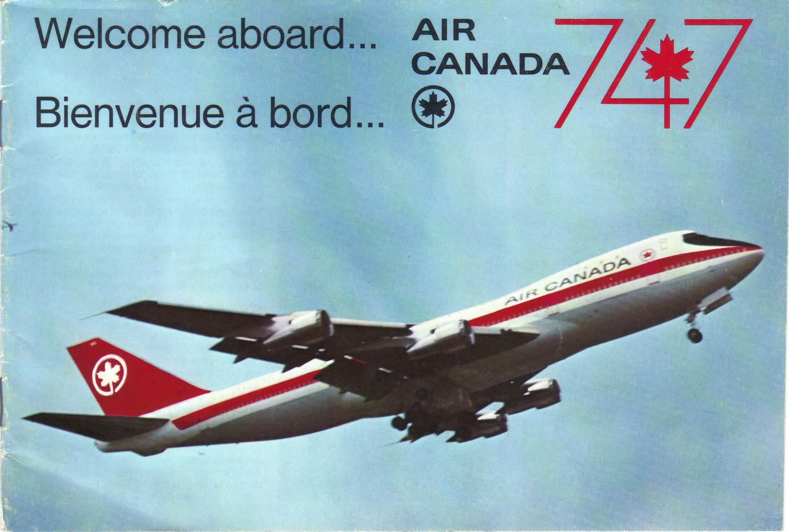 Airlines Past & Present: Air Canada Boeing 747 Introduction Early 1970 ...