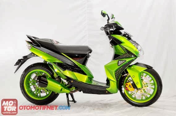 Modifikasi Yamaha Mio Soul Ceper Drag Airbrush Gaul Keren | JDM-Modifikasi