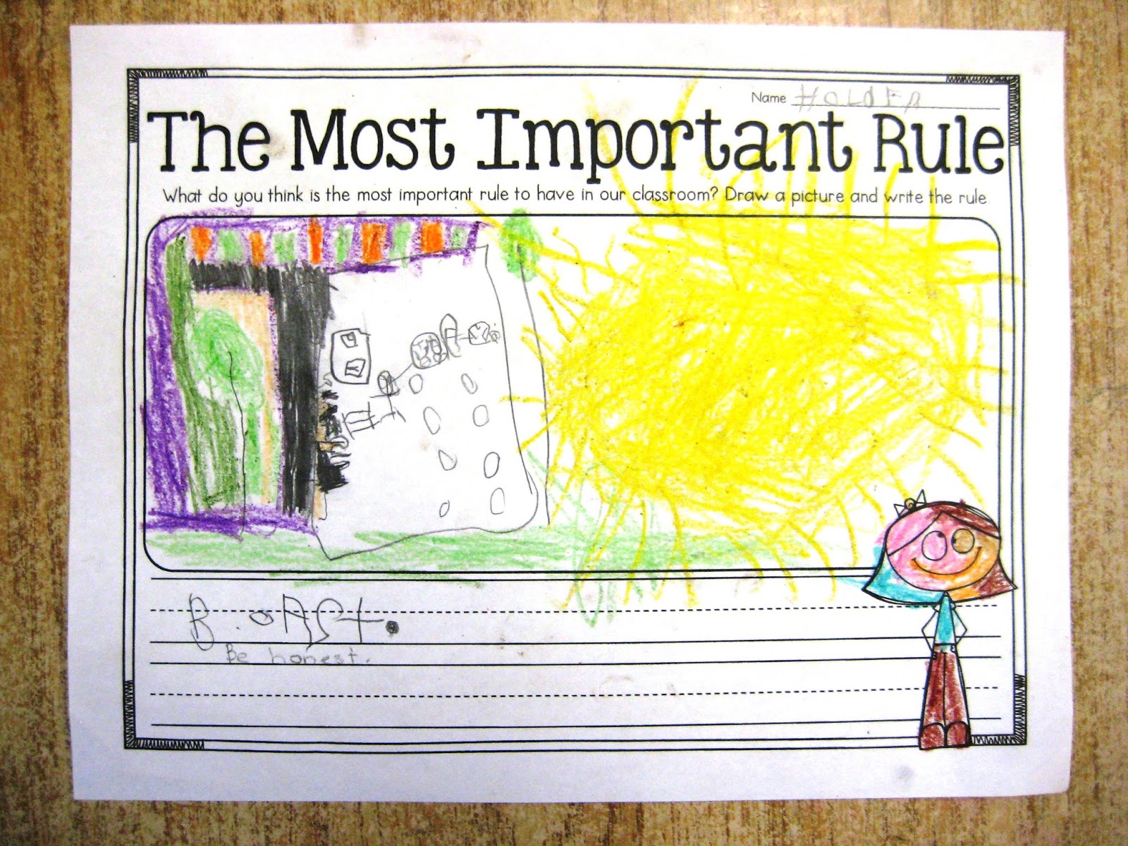 ms. brown's classroom: The Most Important Rule