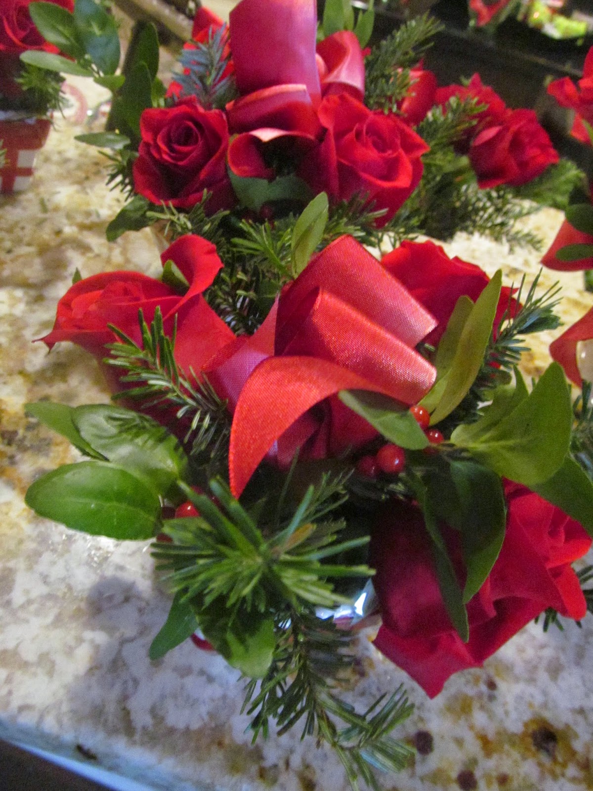 My Heart with Pleasure Fills: Red roses too...