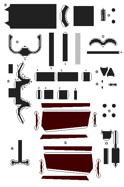 papercrafts de todos los niveles: aqui hay papercrafts de distintas armas