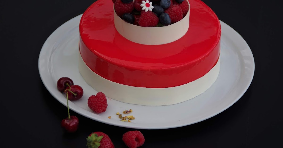 Entremets fruits rouges