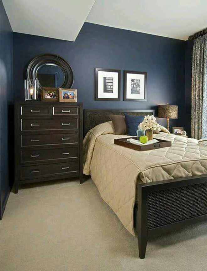 Tema Bilik Tidur Warna Navy Blue | Blog Sihatimerahjambu