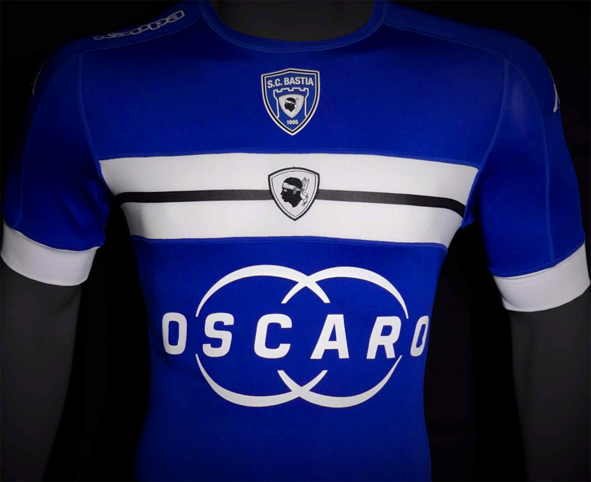 SC Bastia 16-17 Home, Away and Third Kits Released - Footy Headlines