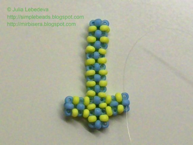 Бисероплетение для самых-самых начинающих: Символ доллара