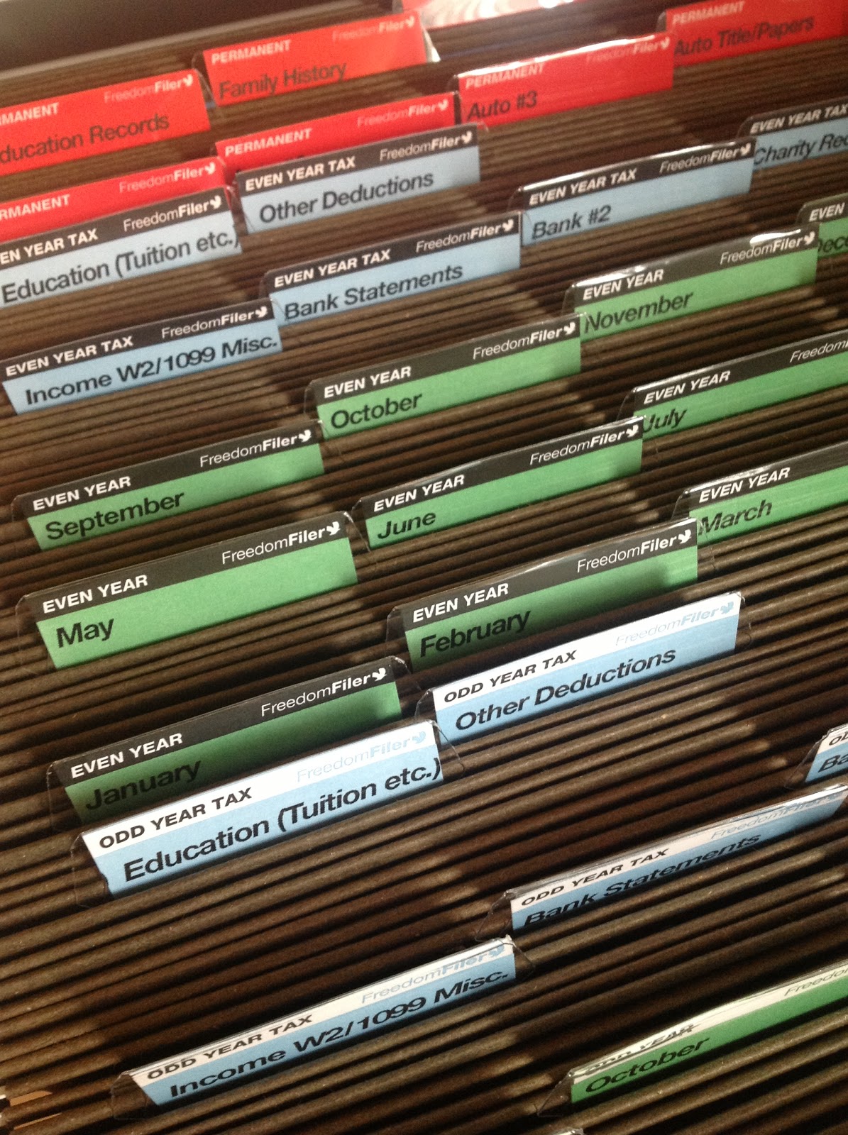 O is for Organize.: Freedom Filer Update