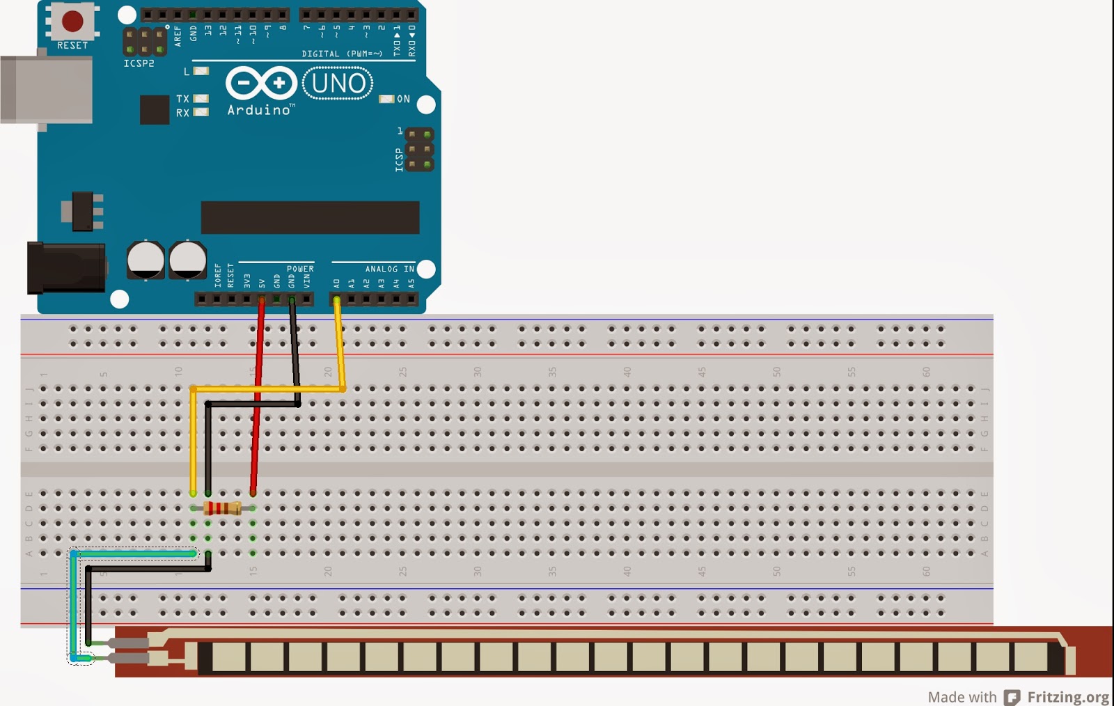 Tutoriais Sensores X : Sensor Flex - Arduino Eletrônica